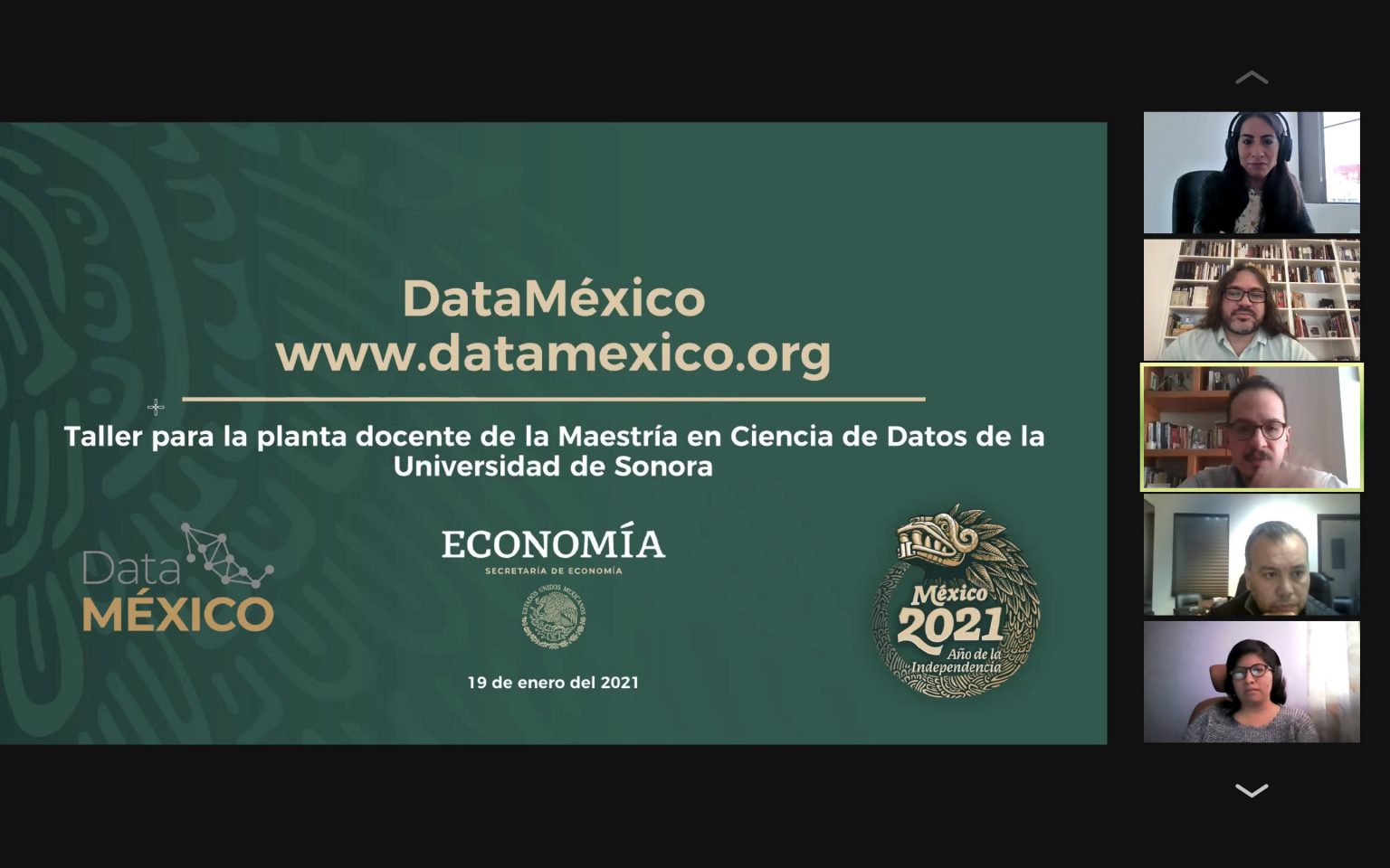 Presentación de la plataforma DataMéxico a los profesores de la ...